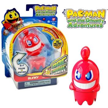 Boneco Pac Man Panic Spinners Pac'S Pal Blinky Bandai - Bonecos ...