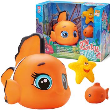 Boneco Peixe Palhaço Vinil Macio Para Bebes Brincar No Banho - Bee Toys ...