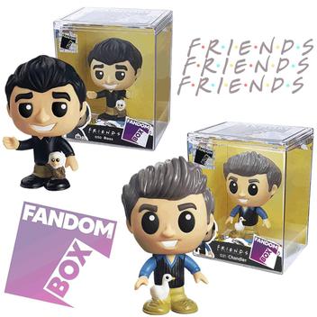 Boneco Pop Ross e Chandler Série de TV Friends Fandom Box - Lider Brinquedos - Bonecos ...