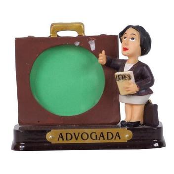 Boneco Profissional Advogada c/Porta Foto Decoração 8cm - Zona Livre ...