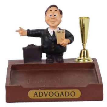 Boneco Profissional Advogado P/ Papel e Caneta 8cm - Zona Livre ...