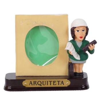 Boneco Profissional Arquiteta Miniatura C/ Porta Foto 8 Cm - Zona Livre ...