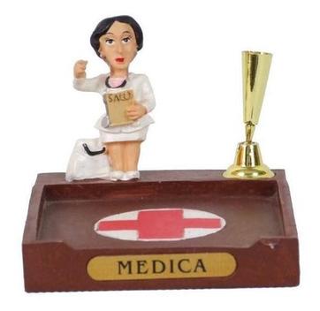 Boneco Profissional Medica P/ Papel e Caneta 8cm - Zona Livre - Objetos ...