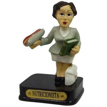 Boneco Profissional Nutricionista Miniatura Decoração 8cm - Zona Livre ...