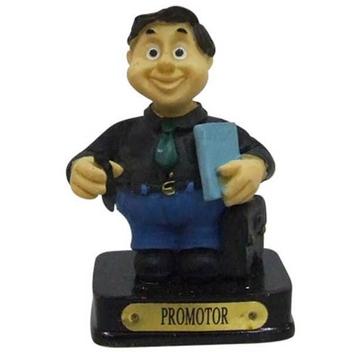 Boneco Profissional Promotor Miniatura Decoração 8cm - Zona Livre ...