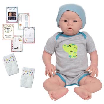 Boneco Reborn Bebe Príncipe 48cm Recém Nascido Fofinho - Cegonha Reborn ...