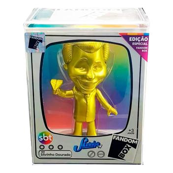 Boneco Silvinho Dourado SBT Fandom Box Edição Especial 3681 - Lider ...