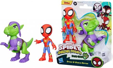 Boneco Spidey E Raptor Verde Dino-Webs - Hasbro G0120 - Bonecos ...