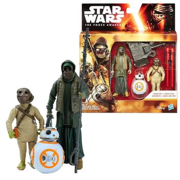 Boneco Star Wars Set BB8 Droid Unkar Thug Brute Dunkar 10cm 3.75 ...