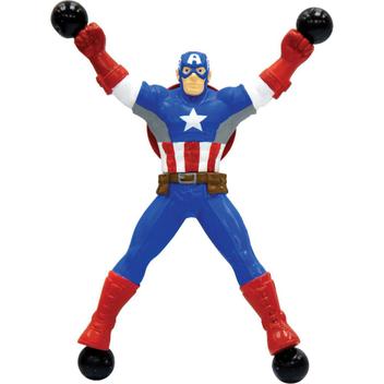 Boneco Stick Hero Avengers Capitao America CANDIDE - Marvel - Bonecos ...