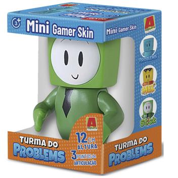 Boneco Stick Mini Gamer Skin 12cm Original-Turma do Problems ...