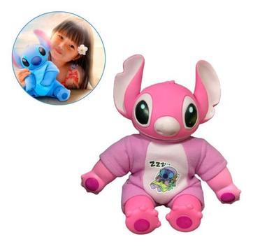 Boneco Stitch Pelúcia Rosa Angel 33cm Premium Infantil Lilo - stitch ...