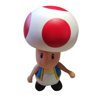 Boneco Toad PVC 23cm - Super Mario Collection - PONTO DO NERD - Bonecos ...