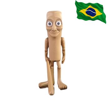 Boneco Tung Sahur Articulado 3D Meme Viral TikTok 19cm Edição Limitada ...