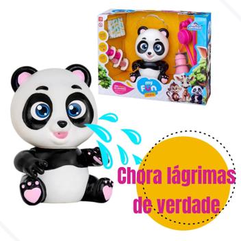 Boneco Ursinho Panda Baby Mama e Chora Sai Lágrimas - Adijomar ...