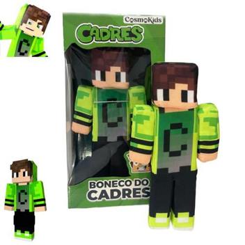 Boneco Youtuber Cadres Minecraft Streamers 35 Cm - COSMOKIDS - Boneco ...