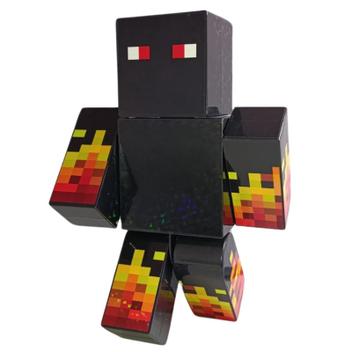 Boneco YouTuber Minecraft Streamer Athos Articulado Algazarra 25cm e 35cm - Boneco Minecraft ...