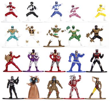 Bonecos Colecionáveis Power Rangers Jada Toys - Pacote com 20 Unidades ...