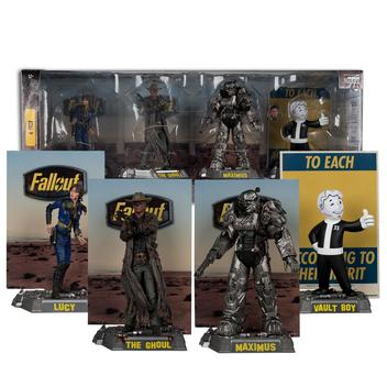 Bonecos de Ação McFarlane Toys Fallout - Lucy, Maximus, Ghoul e Vault ...