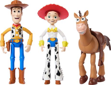 Bonecos de Ação Toy Story Mattel - Pacote com 3 (10 a 19 cm) - Bonecos ...