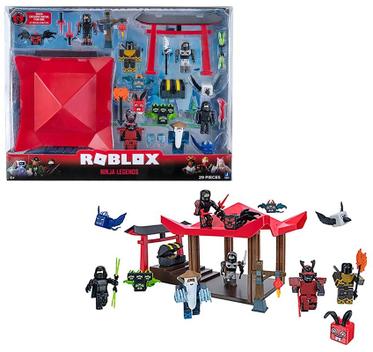 Bonecos Roblox Playset de Luxo Ninja Legends Com 6 Personagens e 23 ...