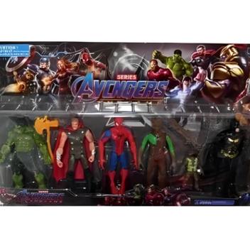 Bonecos Super Heróis Cartelado Kit Com 6 Bonecos 15Cm - Elite - Bonecos ...