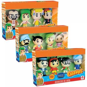 Bonecos Turma Chaves - Coleção Completa - Lider Brinquedos - Bonecos ...