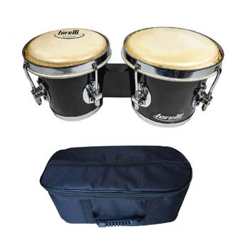 Bongo De Madeira 7x8 Com Pele Animal Torelli Tb011 Bk Com Bag - Torelli ...