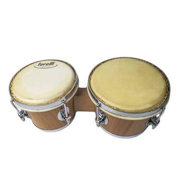 Bongo Torelli Tb011Na 7X8 Natural Cromado Pele Animal - Bongô ...