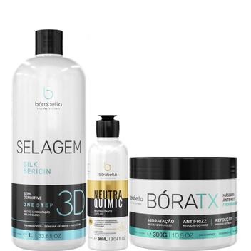 Borabella Selagem 1 Litro + NeutraQuimic 90ml + Bóratx 300g - Kit de ...