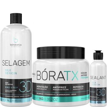 Borabella Selagem 3D 1 Litro + Bóratx 1kg + Selagem 3D 90ml - Kit de ...