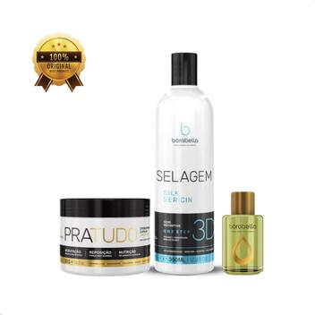 Borabella Selagem 3d Semi Definitiva 350ml + Pratudo 300g - Cuidados ...