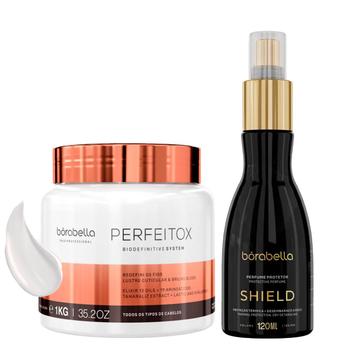 Bórabella Shield Perfume Protetor+ Perfeitox Alinhamento 1Kg ...