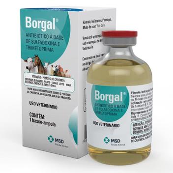Borgal Injetável MSD 10ml - MSD SAUDE ANIMAL - Anti Inflamátório Pet ...