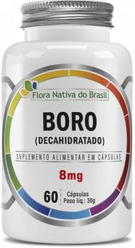 BORO Decahidratado 8g 60 Caps 500mg - Flora Nativa Do Brasil - BCAA - Magazine Luiza