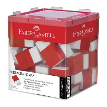 Borracha Branca Faber-Castell Goma Max C/ Capa Protetora - CX C/ 24 UN ...