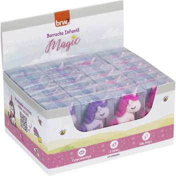 Borracha Decorada Magic Sortido - BRW - Borracha Técnica - Magazine Luiza