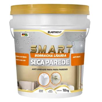Borracha Liquida Impermeabilizante Seca Parede Branca 18 Kg - Elastment ...