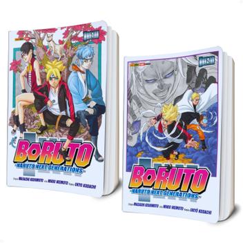 Boruto Naruto Next Generations Vol. 1 E 2 KIT Panini Capa Comum ...