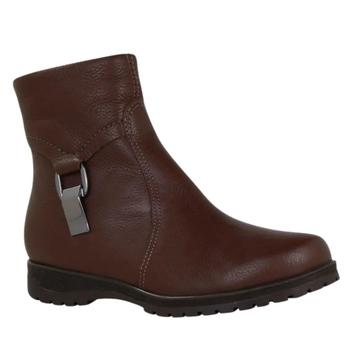 Bota Bottero 369202 Feminino Wood cano curto de couro confortável ...