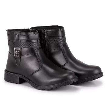 Bota Cano Curto Feminino Com Zipper - Ma shoes - Bota Feminina ...