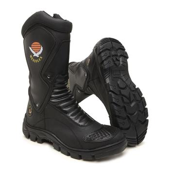 Bota Coturno Masculino Cano Alto Estilo Militar Motociclistas Bombeiros ...