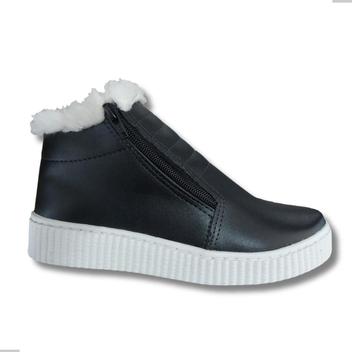 Bota De Neve Feminina Inverno Impermeável Lã Forrada Botinha Com Forro ...