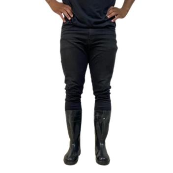Bota de pvc bracol cano longo preta s/ forro c.a 37455 - Bota de ...