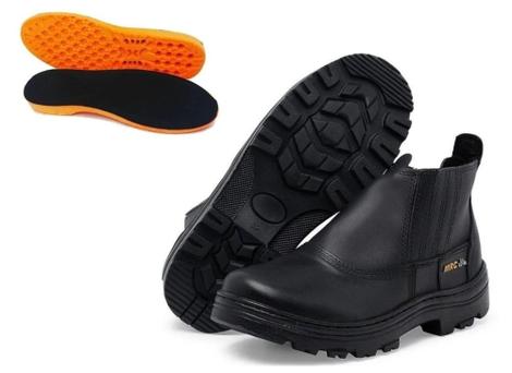 Bota De Segurança C/ Biqueira Pvc Ca Botina Epi Palmilha Macia tira dor ...
