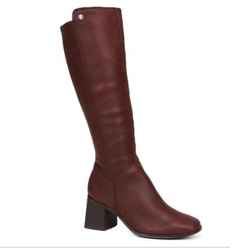Bota Feminina Bottero Cano Longo Burnish Wood Preto 35 - Bota Feminina ...