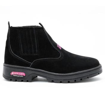 Bota Feminina Butina Couro Legítimo New Elástico - RM - Bota Masculina ...