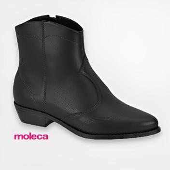 Bota Feminina Cano Baixo Curto Moleca Estilo Country Ref. 5320308 ...