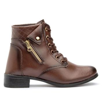Bota Feminina Coturno Cano Curto Confortável - Bootz - Coturno Feminino ...
