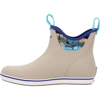Bota impermeável masculina Xtratuf Ankle Deck Guy Harvey, cinza ...